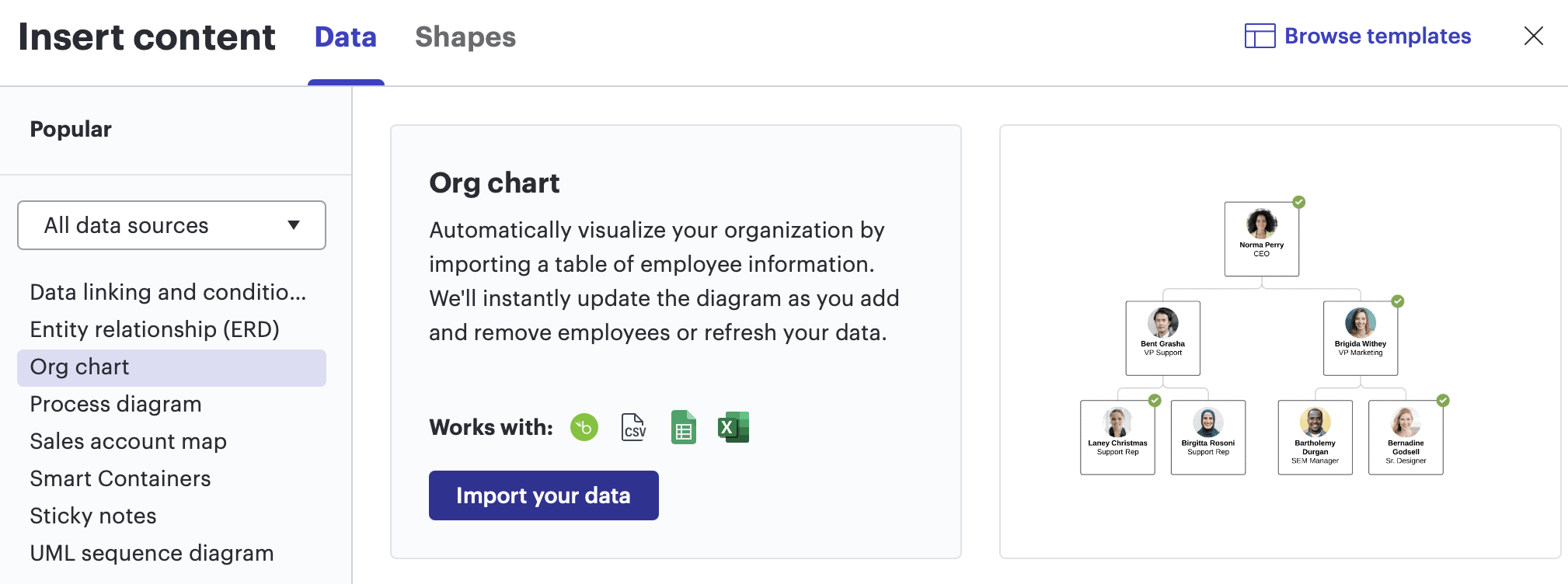 How to Automatically Build Your Org Chart in Lucidchart | OneDirectory