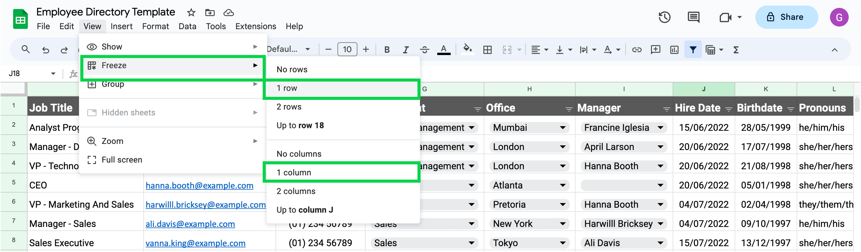 How to Build Your Employee Directory in Google Sheets (Plus Free Template)